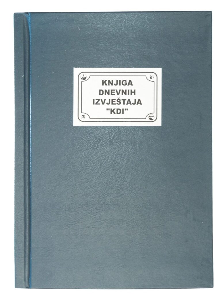 Knjiga dnevnih izvještaja "KDI" - Defter-komerc